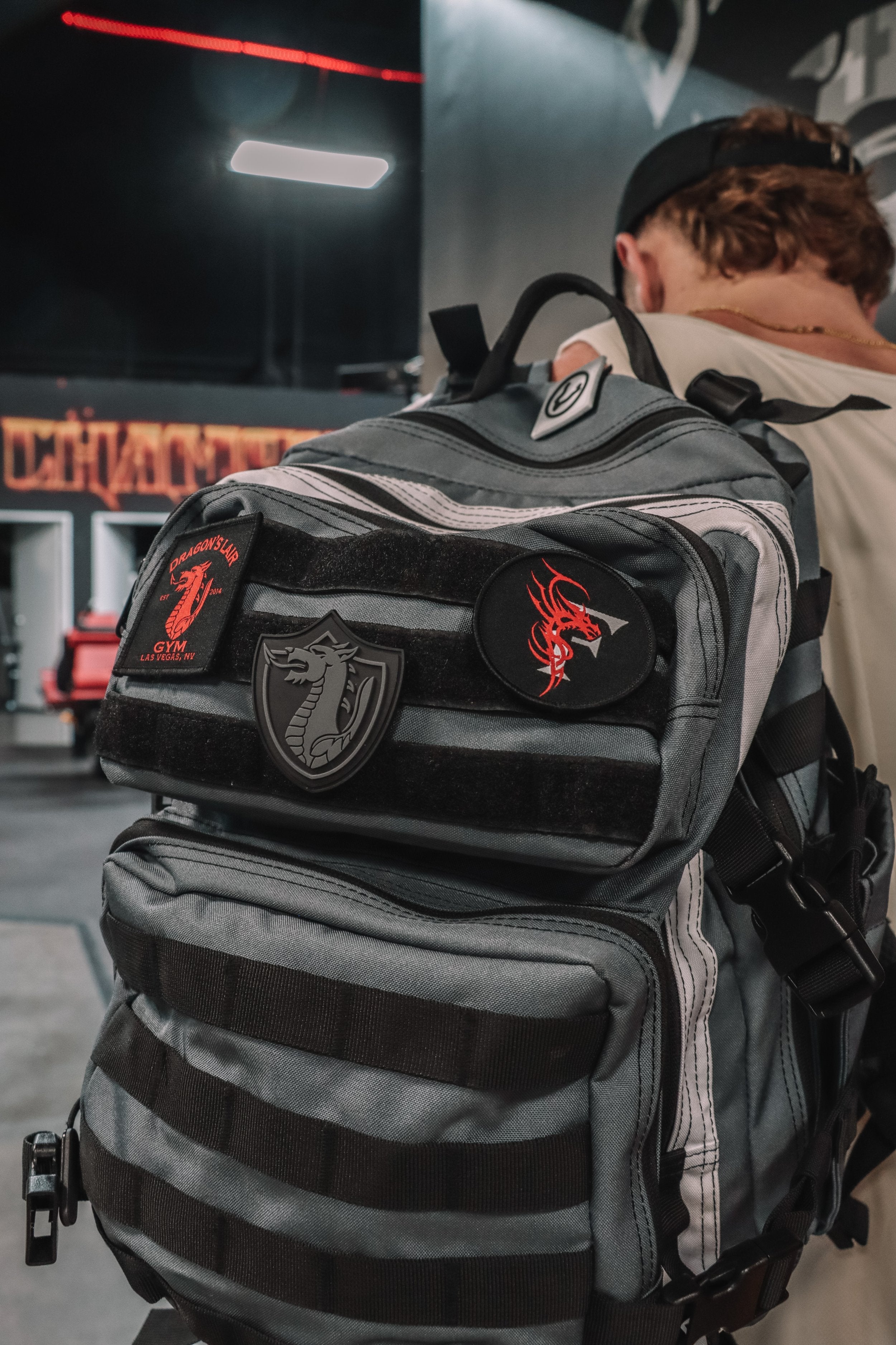 Patch | Black-On-Black Rubber | Crest – Dragon's Lair Gym